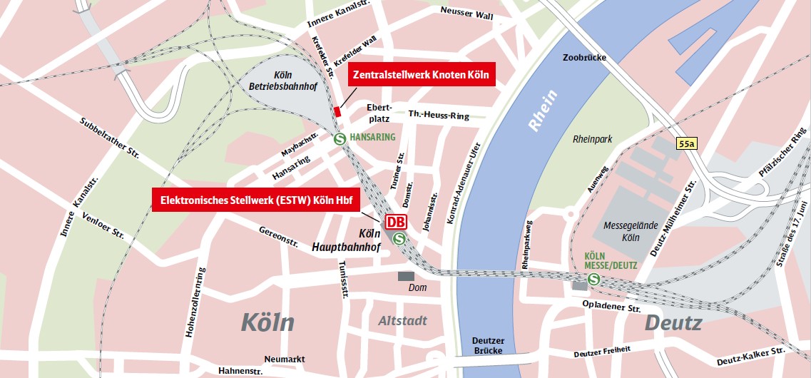 ESTW Köln - Bahnknoten Köln